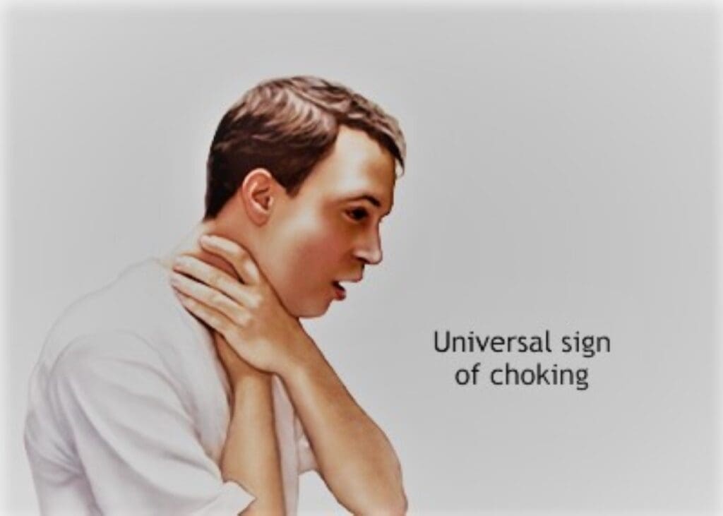 The Universal Sign for Choking - Lede News
