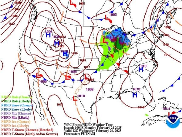 Murray Stafford’s Weather Forecast for Feb. 24th – March 2nd | Lede News